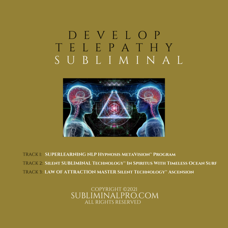 Develop Telepathy Subliminal - SUBLIMINAL PRO